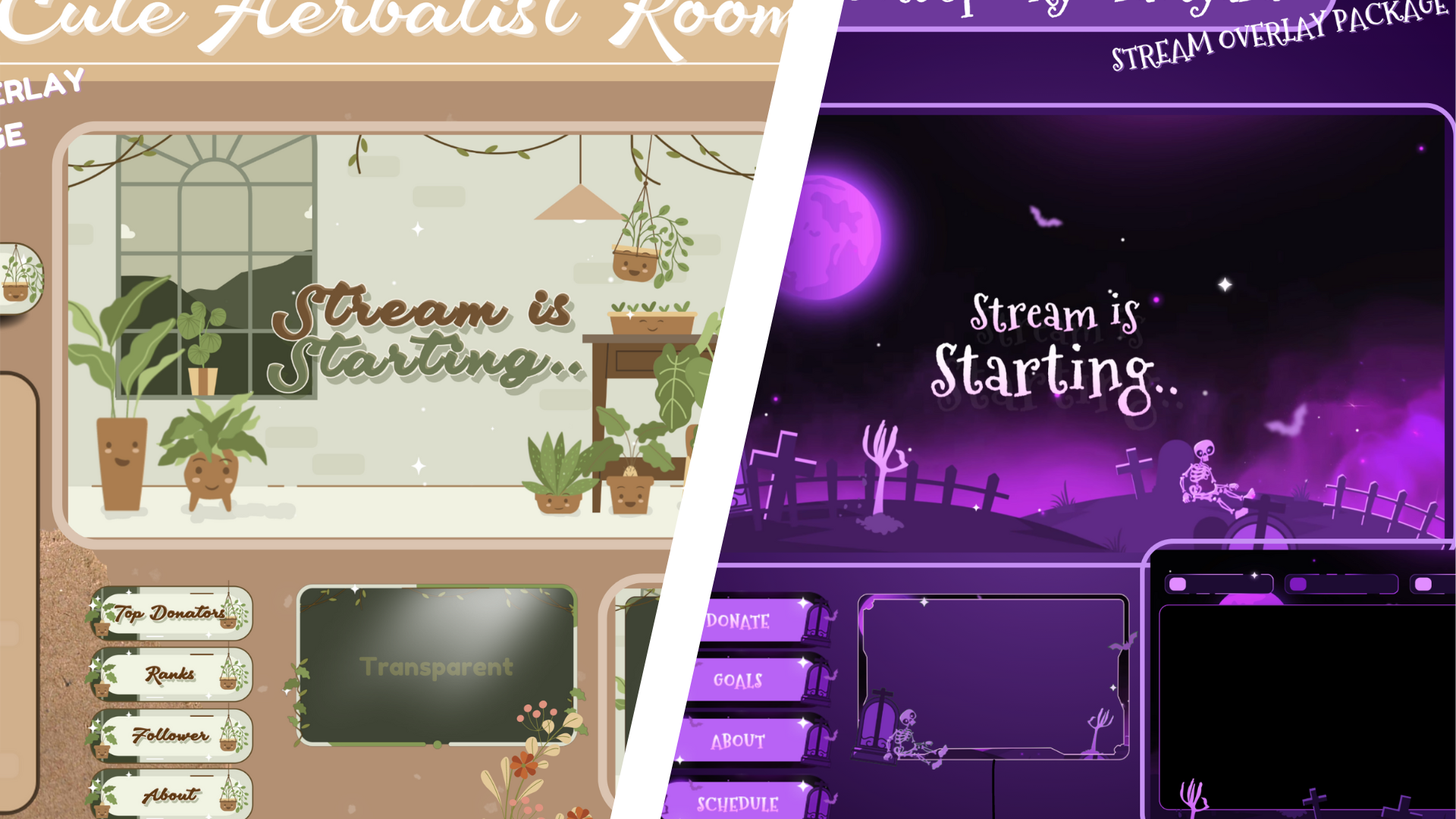 Stream overlays – Cute Cake Design