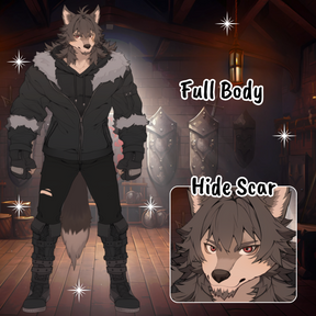 VTuber Bundle of Ferox with 9 Emottions + Toggles | Live2D Model – Cute ...