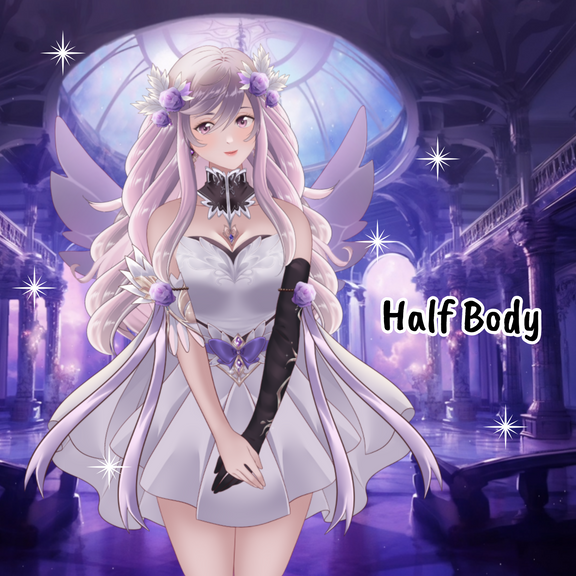 VTuber Emily, the Angel Queen with 4 emotions & 3 toggles – Cute Cake ...