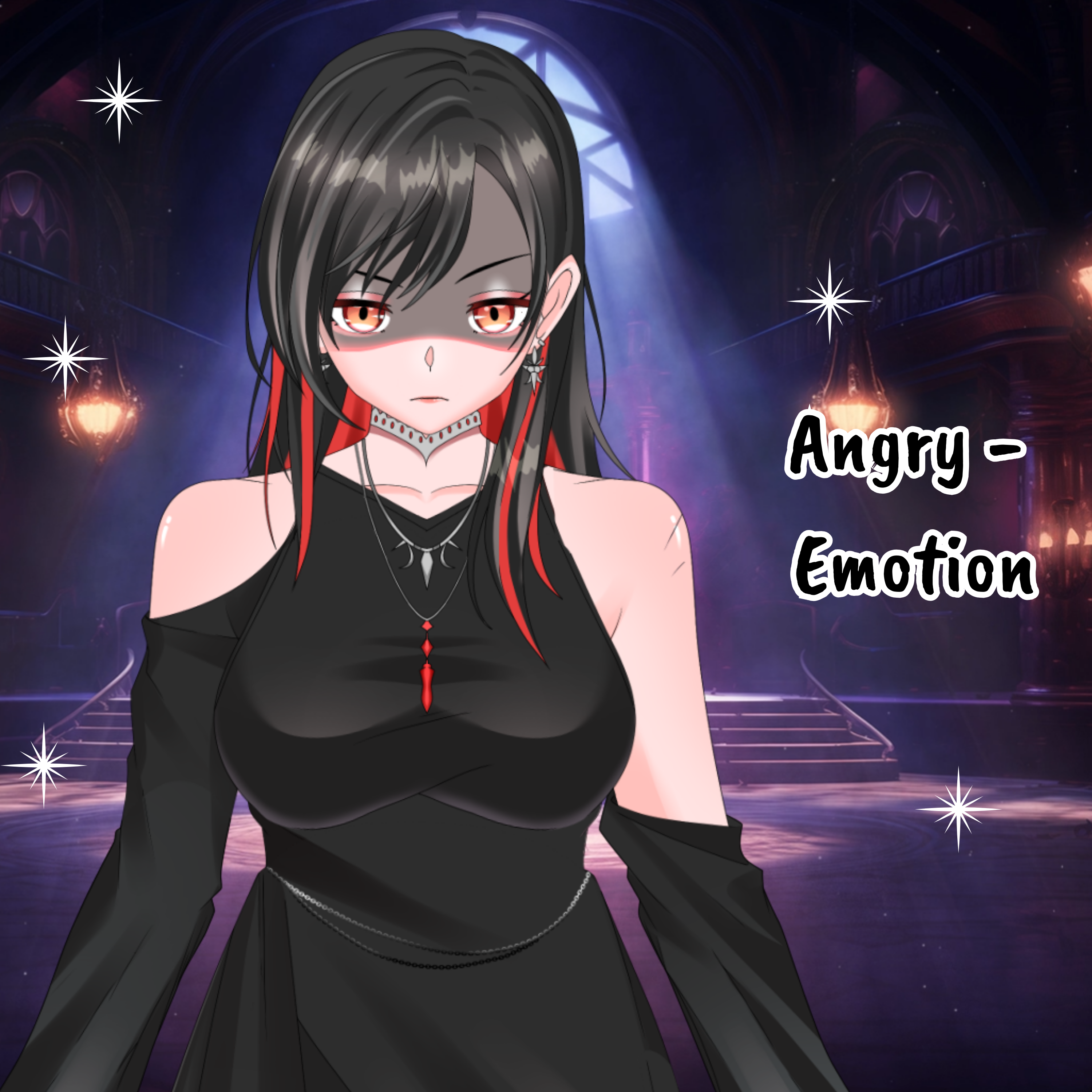 VTuber Jody, the gothic girl with 5 emotions – Cute Cake Design