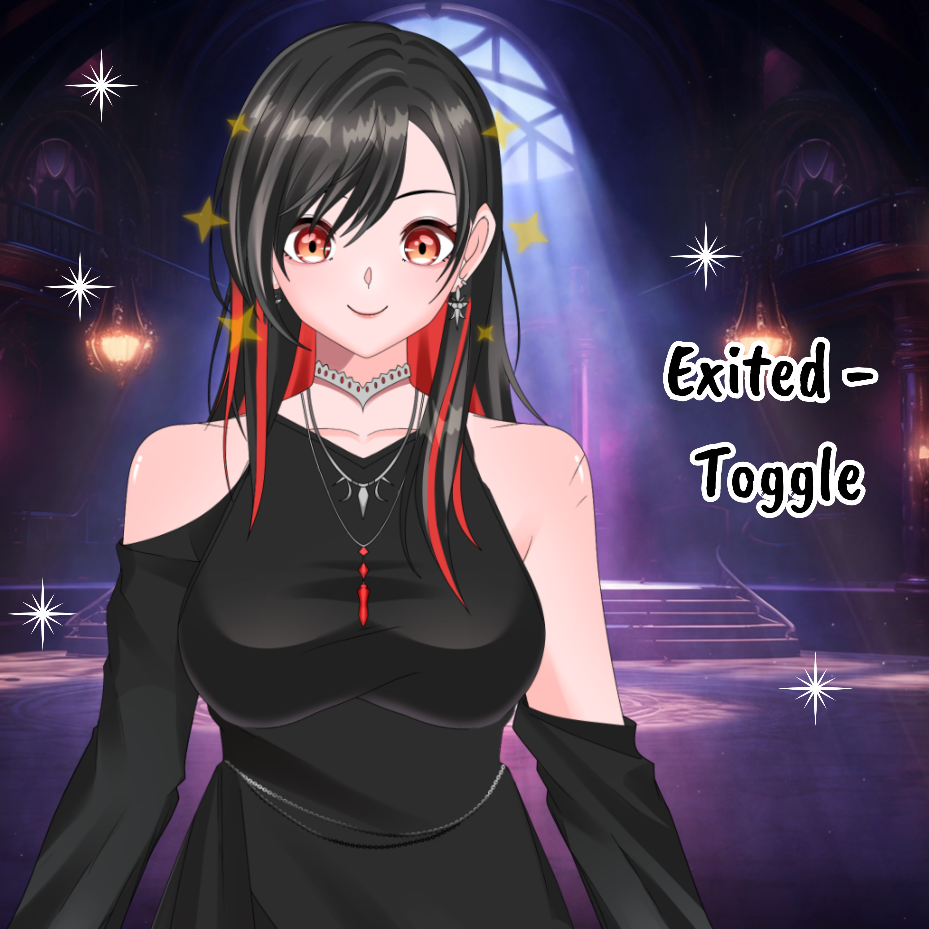 VTuber Jody, the gothic girl with 5 emotions – Cute Cake Design