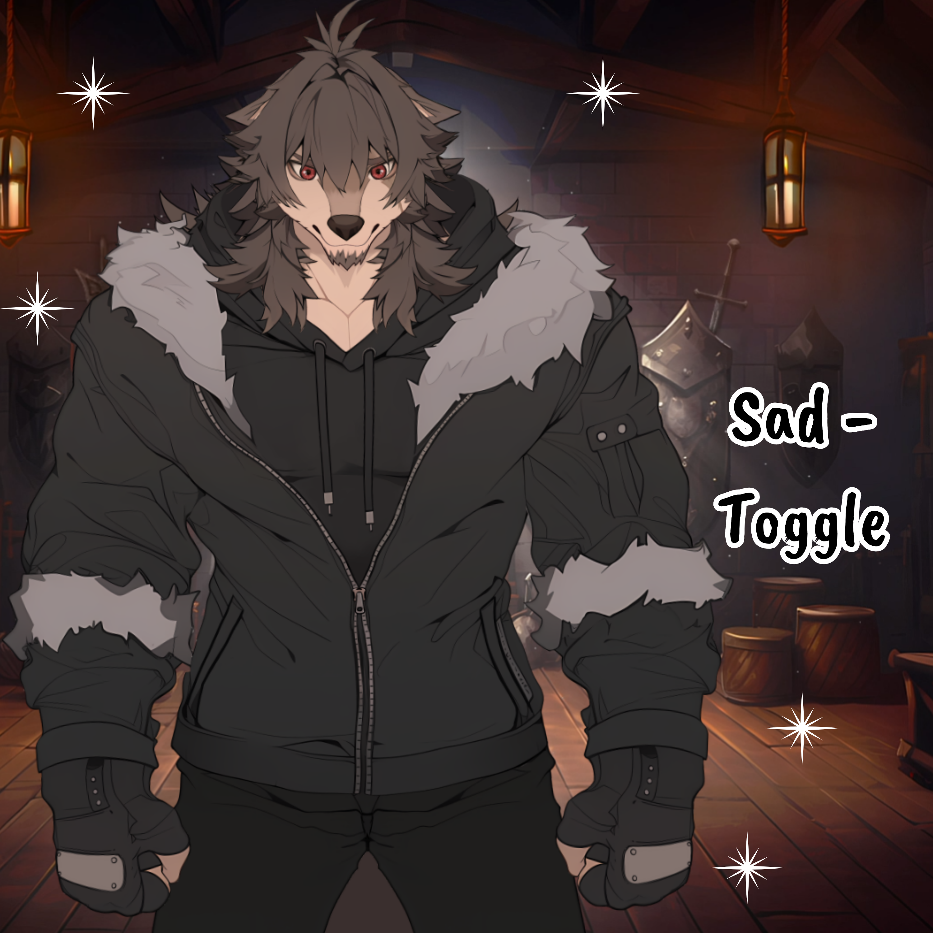 VTuber Bundle of Ferox with 9 Emottions + Toggles | Live2D Model – Cute ...